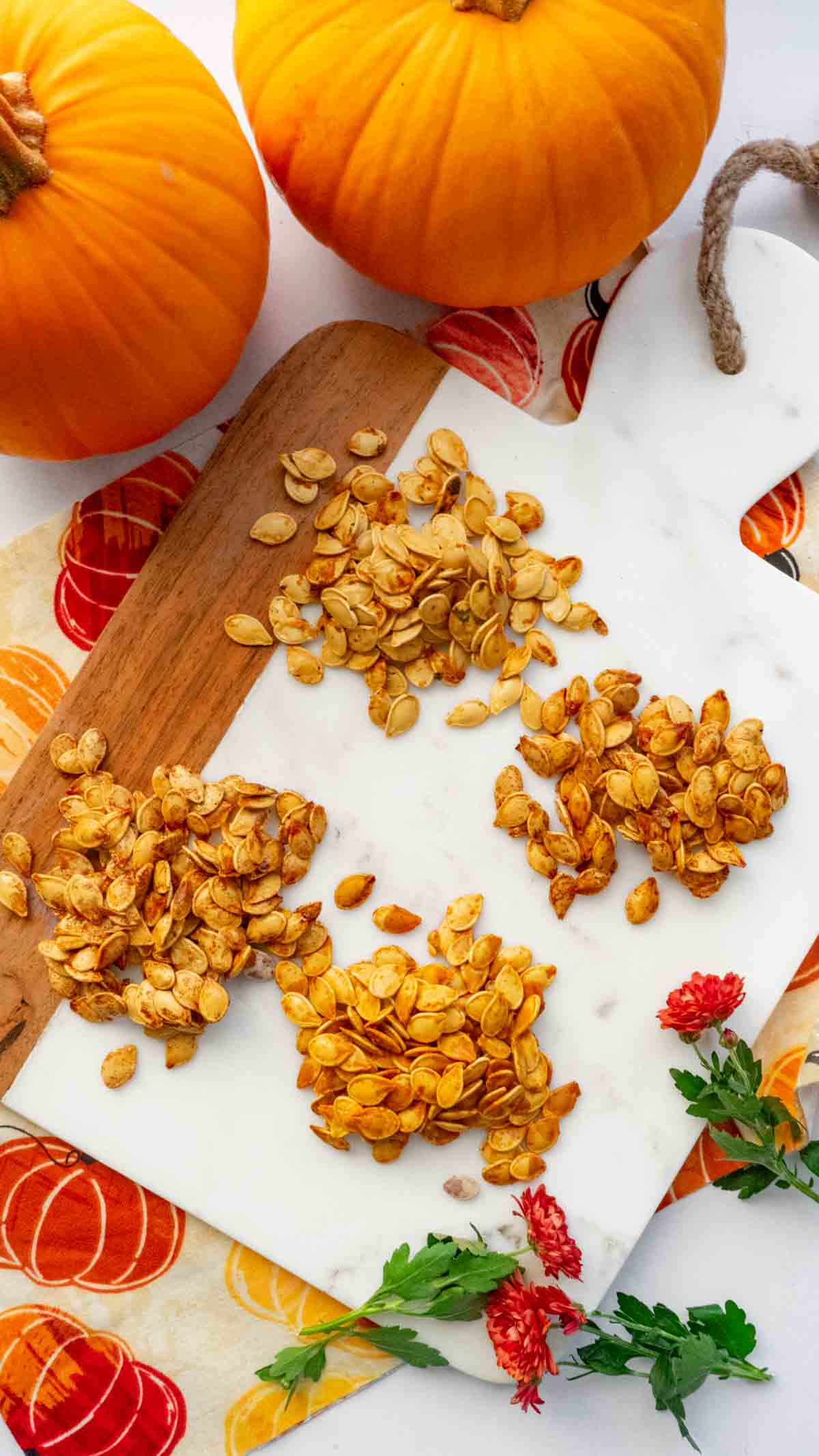 Roasted Pumpkin Seeds (4 Way!) - Cooking Like Kate