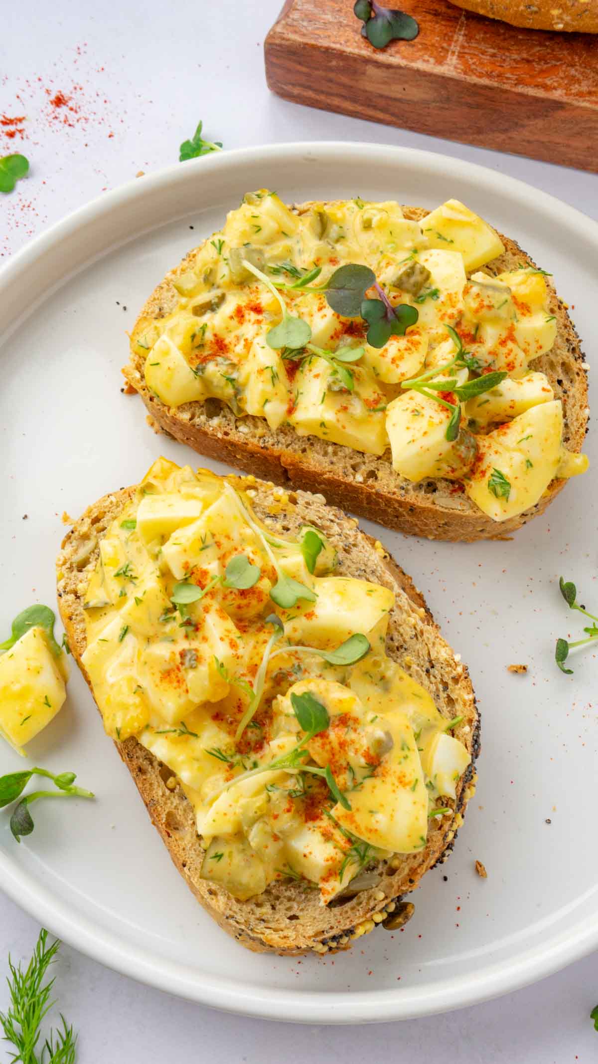 Dill Pickle Egg Salad - Cooking Like Kate